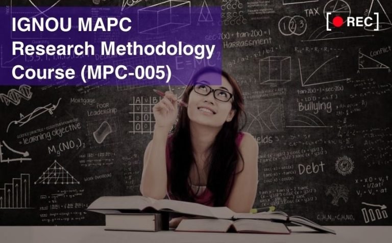 IGNOU MAPC Research Methodology Recorded Course (MPC-005) - Amitabh ...